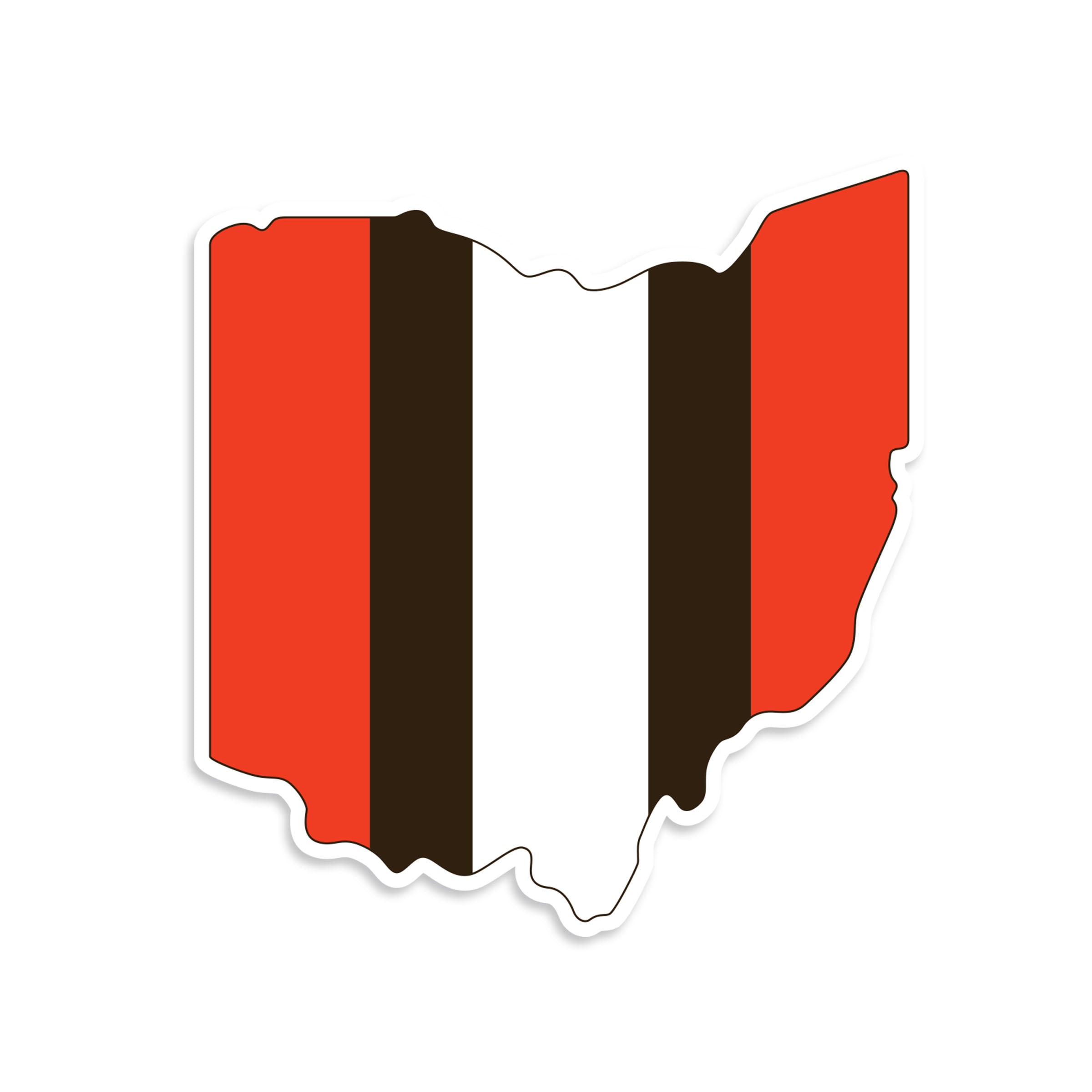 State of Ohio Browns Stripes – Midnight Creative